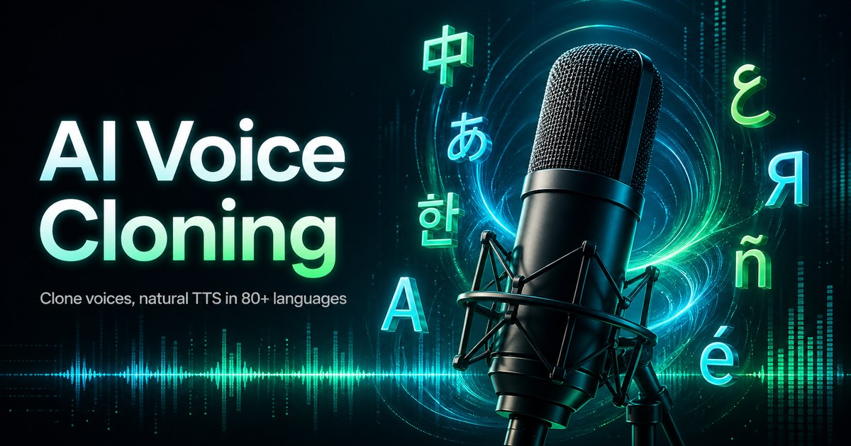Clonage Vocal IA · TTS dans 80+ Langues | Nana Banana
